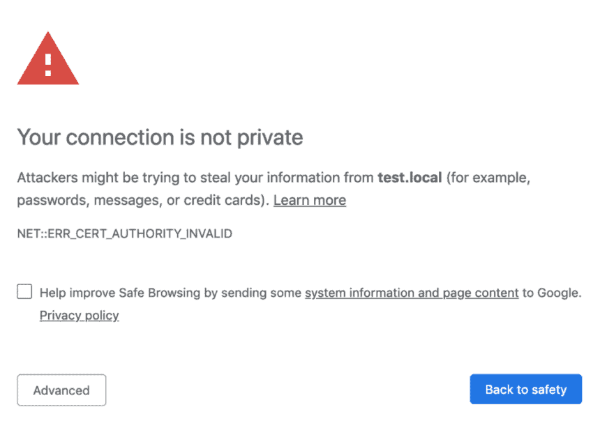 Self Signed Ssl Certificates Not Working With Mamp And Chrome