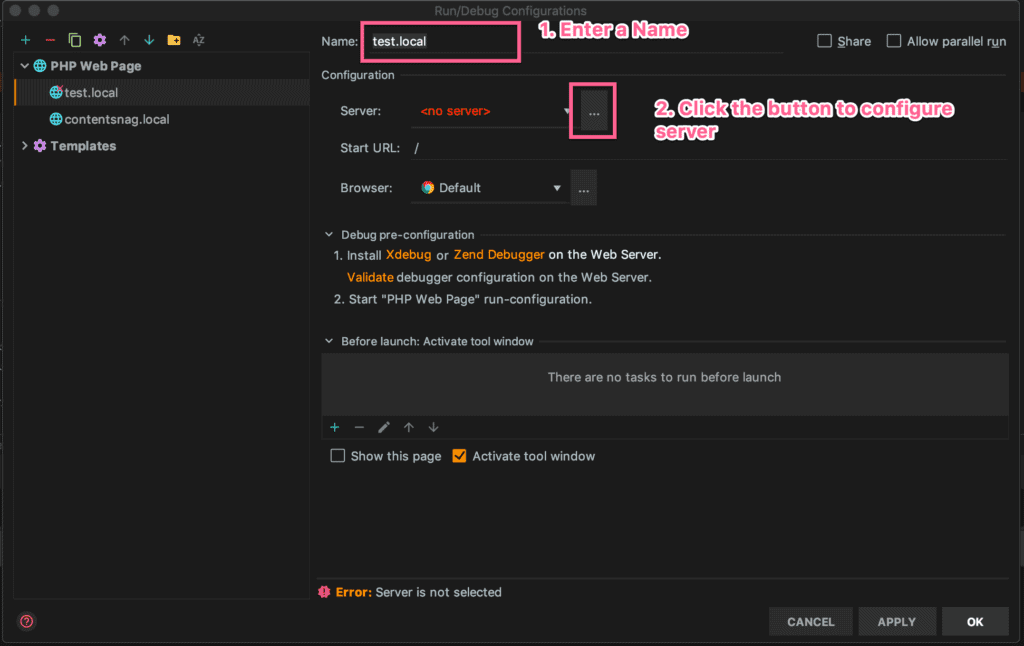 How To Get Laravel Debugging To Work With Phpstorm And Mamp Pro 5